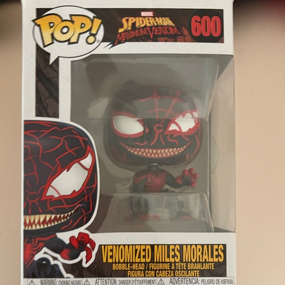 Funko | Toys | Funko Pop Venomized Miles Morales Action Figure Red And ...